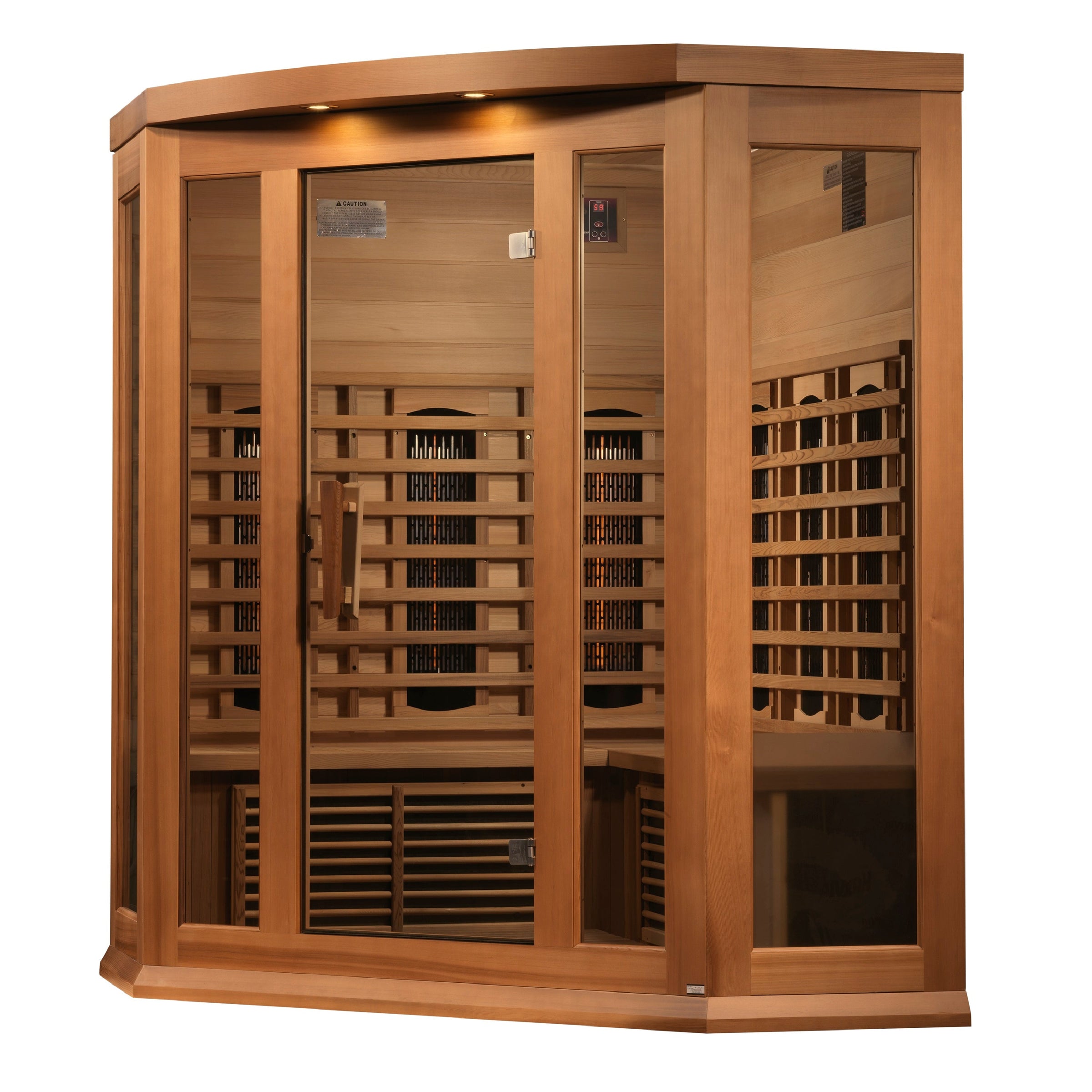 Golden Designs Maxxus 3-Person Full Spectrum Infrared Sauna – Canadian